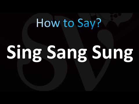 How to Pronounce Sing. Sang. Sung