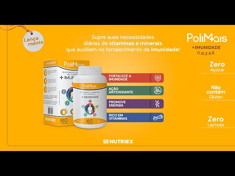 Polimais C D Z S E Mais Imunidade C/ 60 Cap Multivitáminico | Mercado Livre