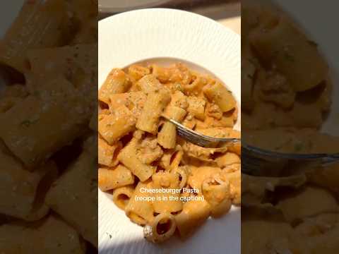 Cheeseburger Pasta - Easy Dinner Recipe #recipe #easyrecipe #burger #pasta #cheese #dinner #lunch