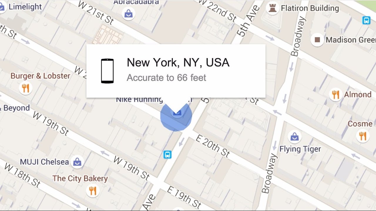 Find your phone with a Google search