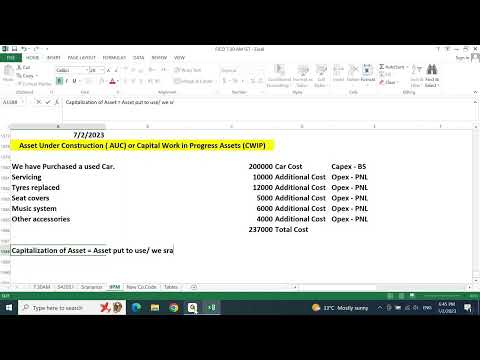 SAP FICO ENGLISH S4HANA: Asset Under Constructions (AUC / CWIP) - 01