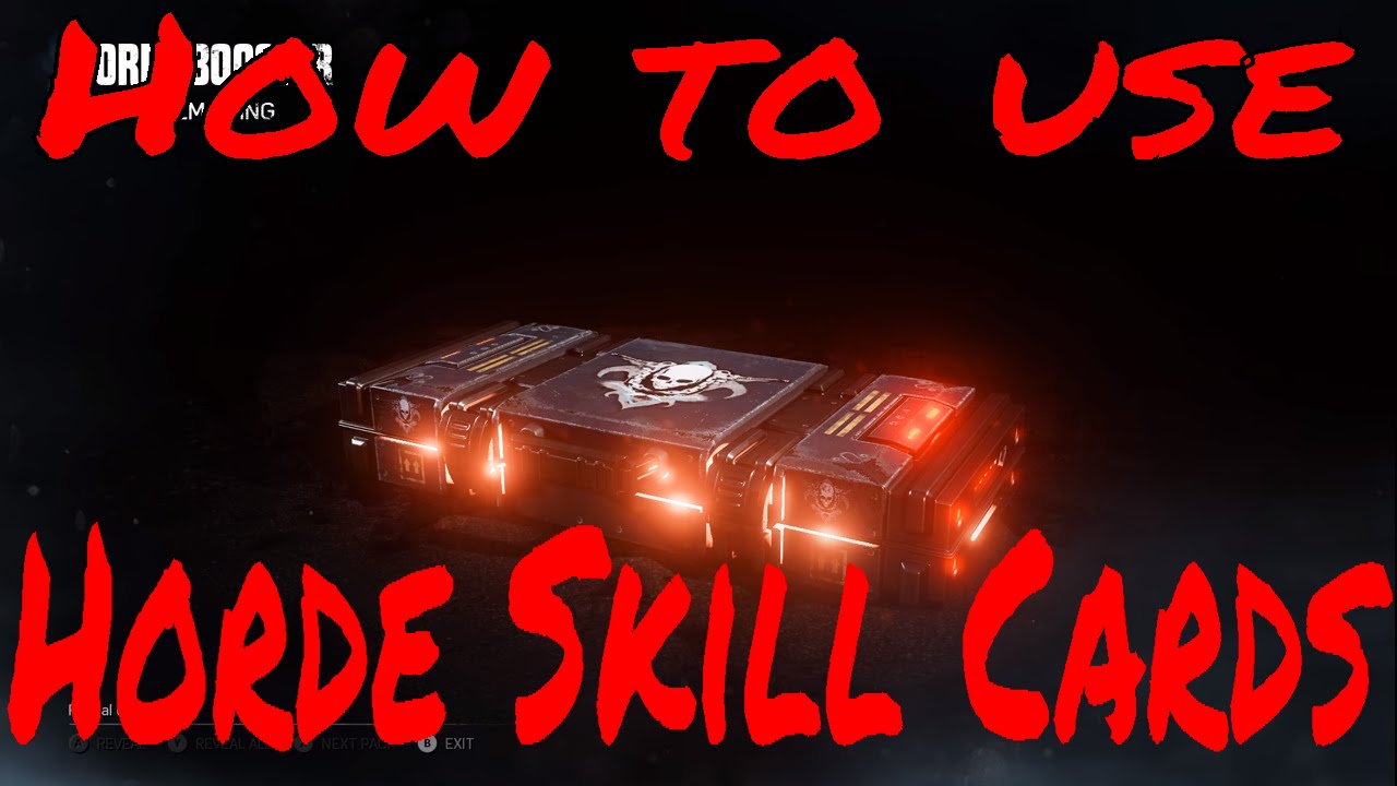 Gears of War 4 - How to upgrade and use horde skills!!!