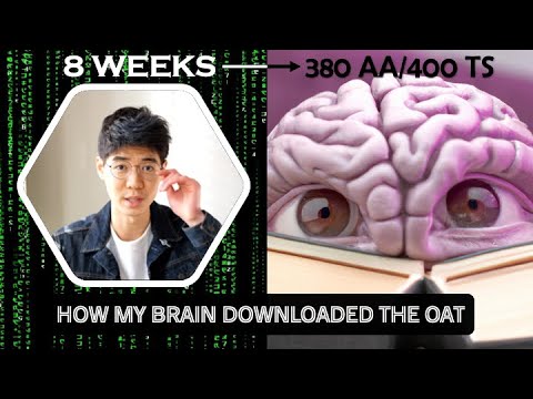 HOW MY BRAIN DOWNLOADED THE OAT - 400TS, 380 AA | How I studied for the OAT (Optometry Student)