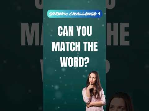 Can You Find the Synonym? 🧠 | Test Your Vocabulary!