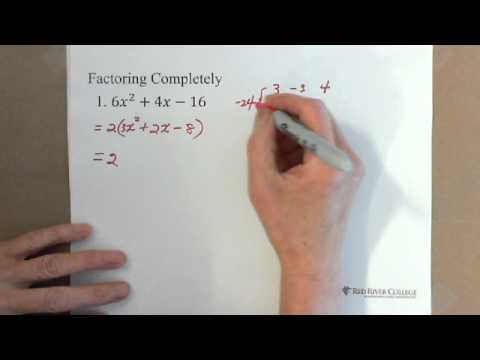Factoring Polynomials Completely (1)