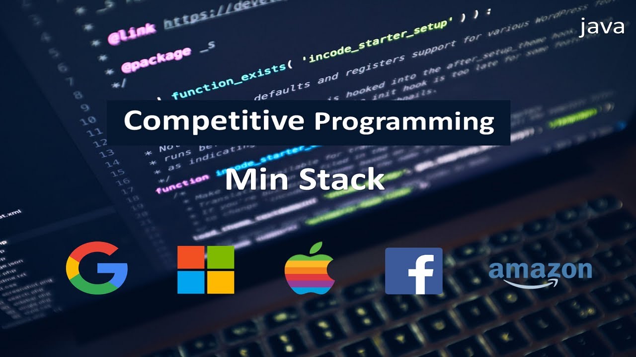 Competitive Programming|| Min Stack|| Question 8|| Leetcode