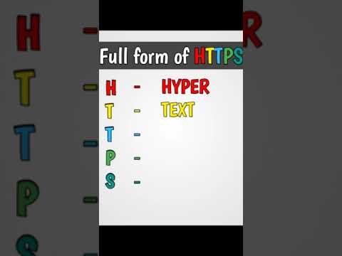 Full form of HTTPS | HTTPS full form | HTTPS ka matlab kya hota hai #HTTPS #G2K_Fact #short #shorts