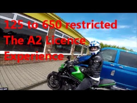 125cc to 650cc Restricted The A2 Licence Experience - Dual Vlog