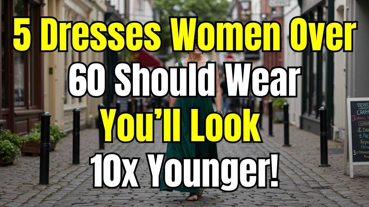 5 Dresses That Make Women Over 60 Look Younger