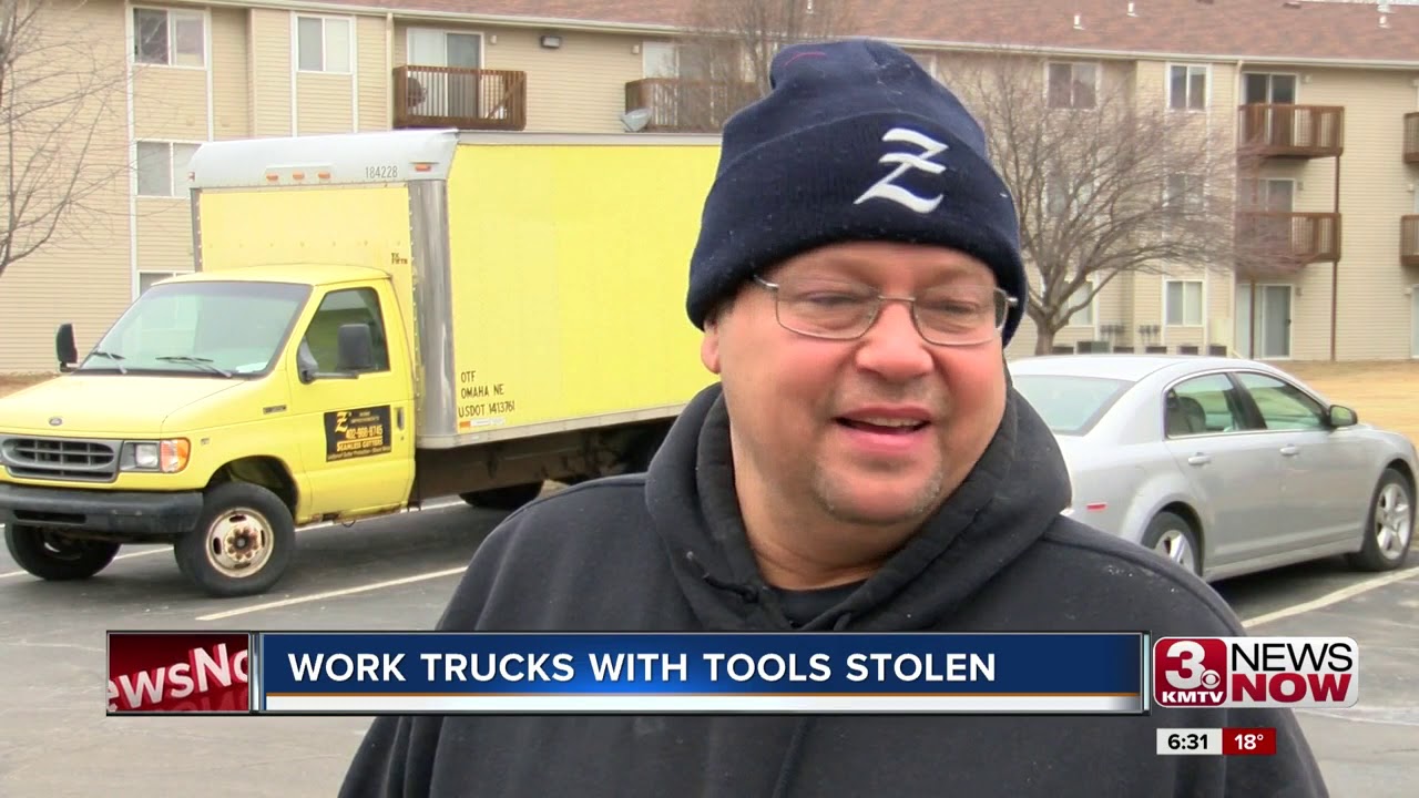 Work trucks with tools stolen