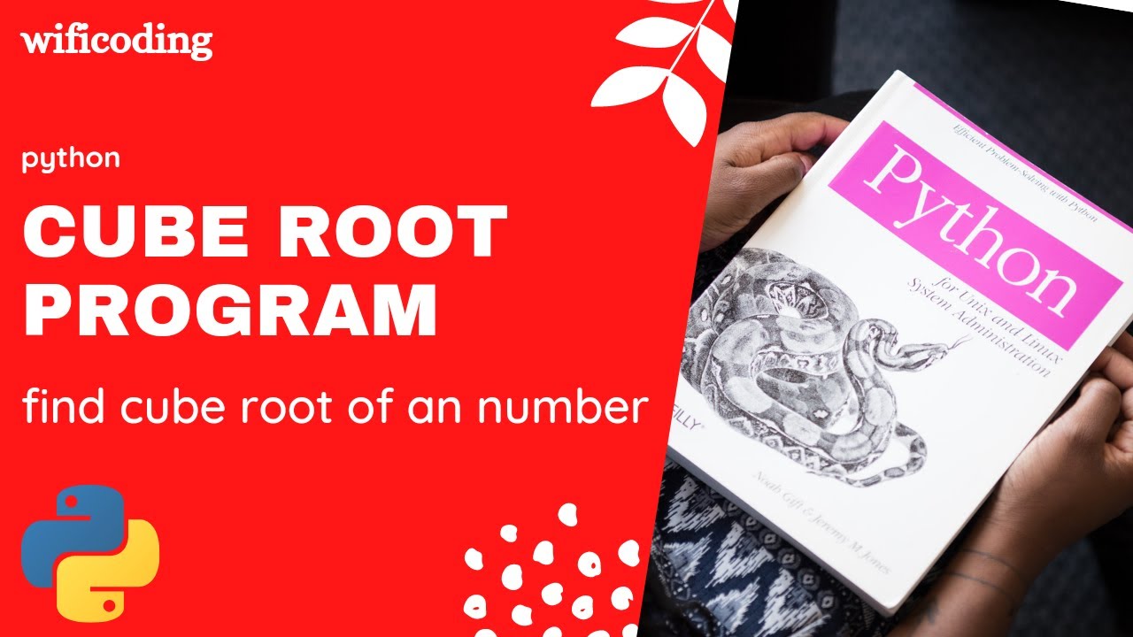 find cube root in python | cube root program | python program