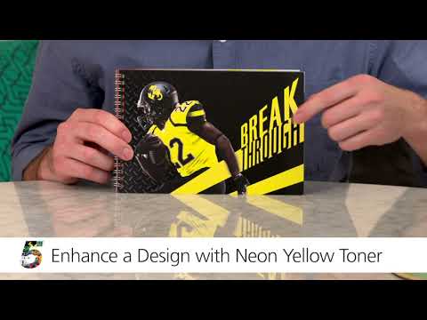RICOH Digital Printing: How to use Neon Yellow in a CMYK