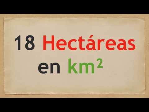 How much is 18 HECTARES IN SQUARE KILOMETERS
