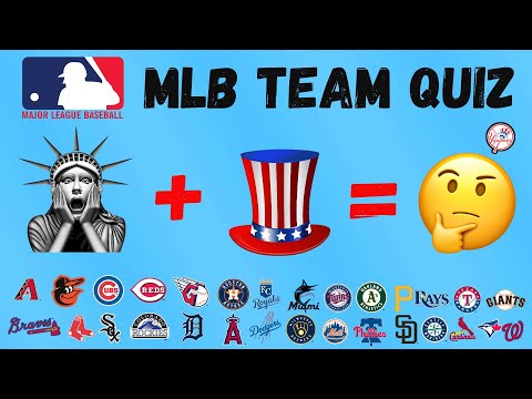 MLB Team Quiz / Can You Guess Them All? / Major League Baseball
