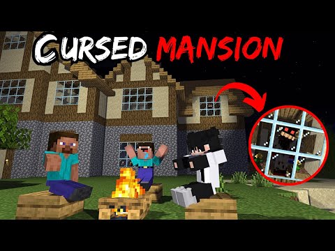 MINECRAFT CURSED MANSION 🏠 ! Horror video in hindi