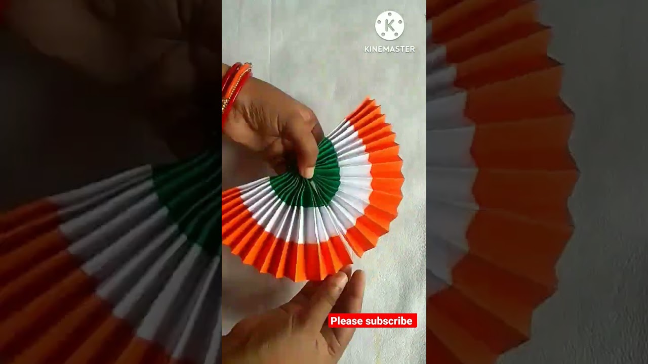 Independence day craft ideas /tri colour peacock/tricolor paper craft