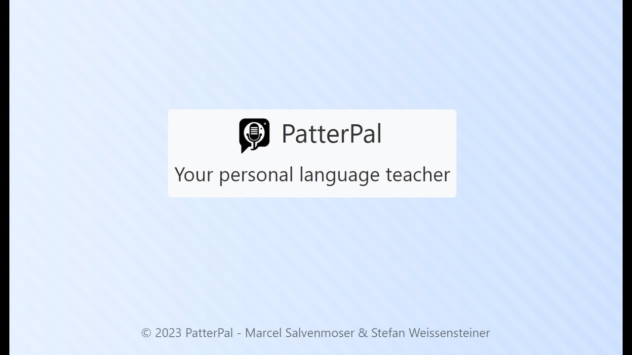 PatterPal - Personal Language Teacher