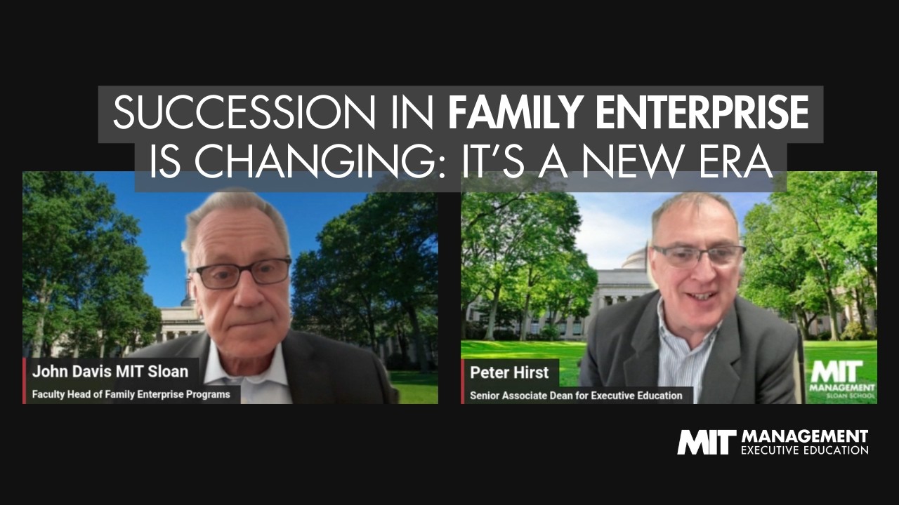 Succession in Family Enterprise is Changing: It s a New Era