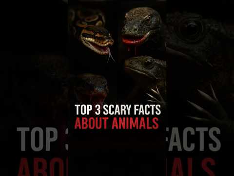 Top 3 Animal Behaviors That Will Haunt Your Nightmares 🐍🕷️ #scary #top3 #animals #creepy #horror