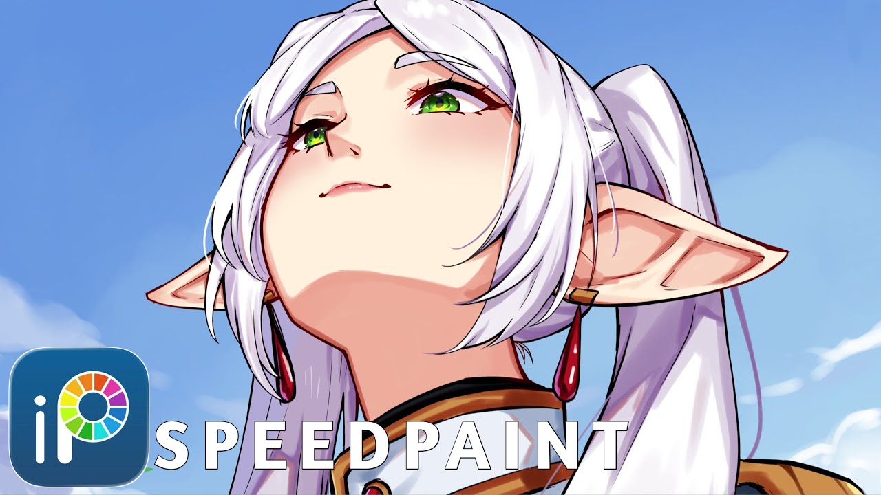 【Ibis Paint】Speedpaint Frieren | Ibis Paint X Android Tutorial