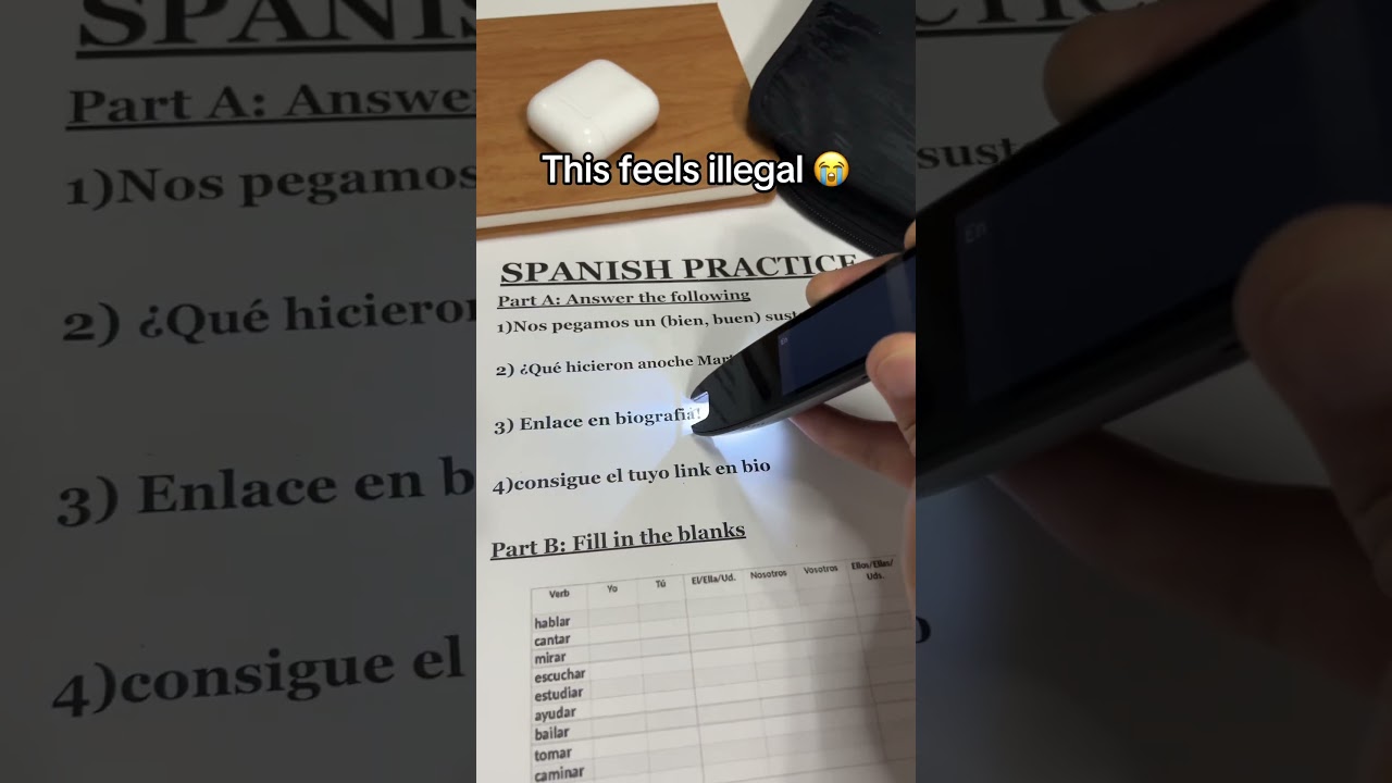 Literal cheat code in class 💀 #school #student #language #translation #english #exam