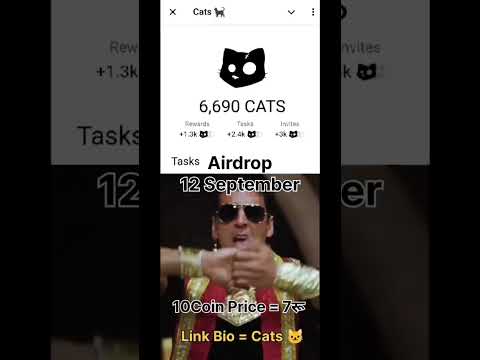 Cats Listings date?💲🤑#millionaire #short #cats #catsairdrop #airdrop #blum #hamsterkombat #shortfeed