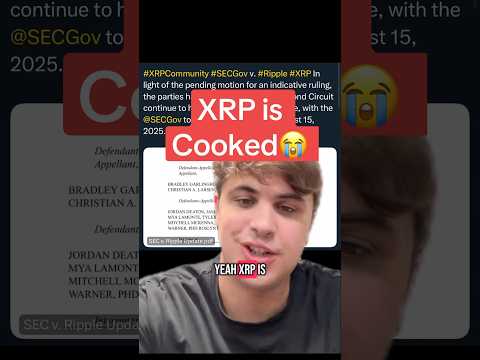 XRP is Cooked😭😭