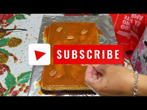 Chocolate Flan with Mexican Caramel | Choco Flan con Cajeta Envinada | Texas X-mas trip