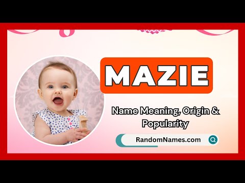Mazie - Baby Girl Name Meaning, Origin & Popularity - RandomNames.com