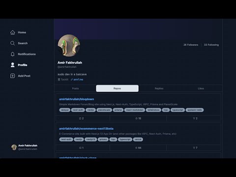 GitHub Social - Social Media Platform built using Experimental Edge stacks