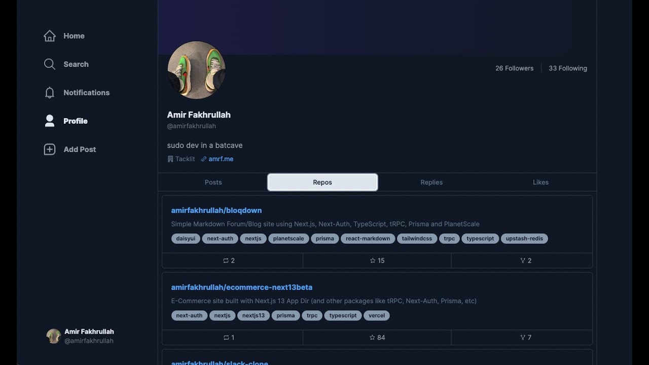GitHub Social - Social Media Platform built using Experimental Edge stacks