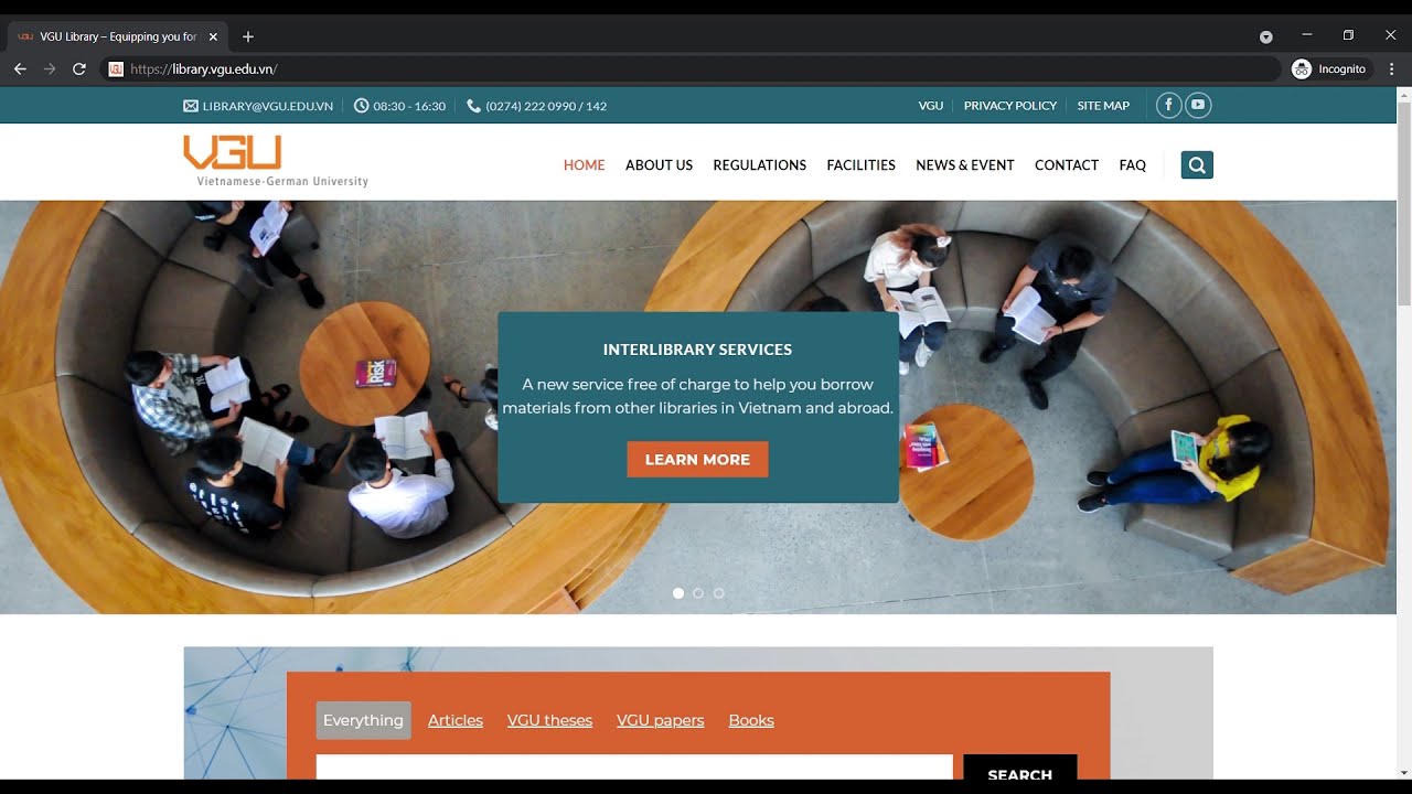 VGU Library Resources - Research Repository