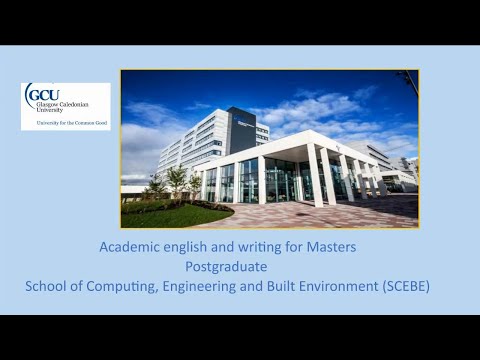 Academic English and writing for Masters