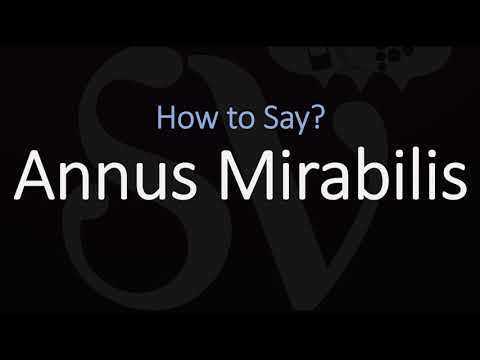 How to Pronounce Annus Mirabilis? (CORRECTLY)