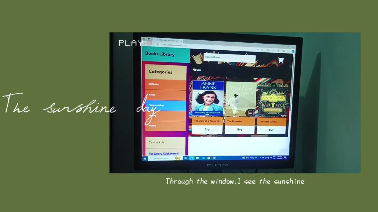 Book library management system | book library management system using html css javascript