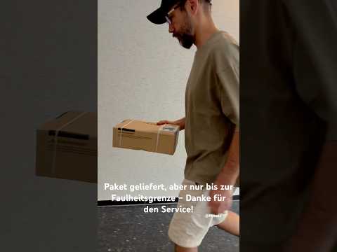 Paket da! Aber Service? Fehlanzeige! Amazon DHL Hermes #lustig #deutsch #shorts Lustige Video Shorts