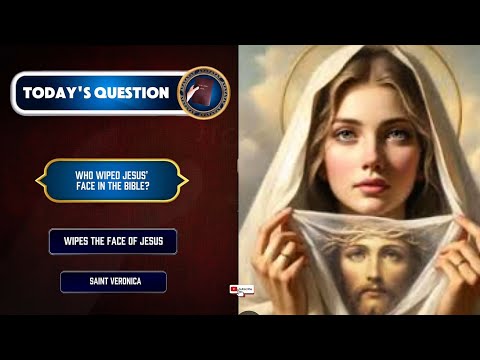 Who Wiped Jesus Face In The Bible? St. Veronica Wipes Jesus Face.