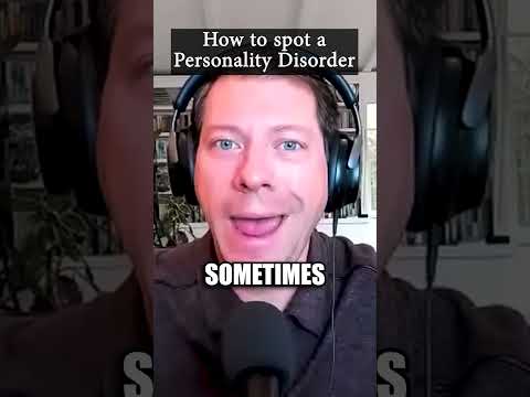 How to spot a personality disorder