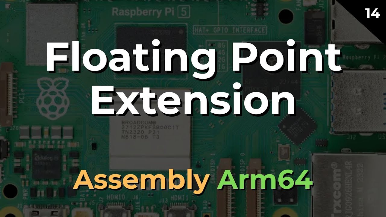 Floating Point Numbers in Arm64: Step by Step Tutorial! #raspberrypi #assembly #float