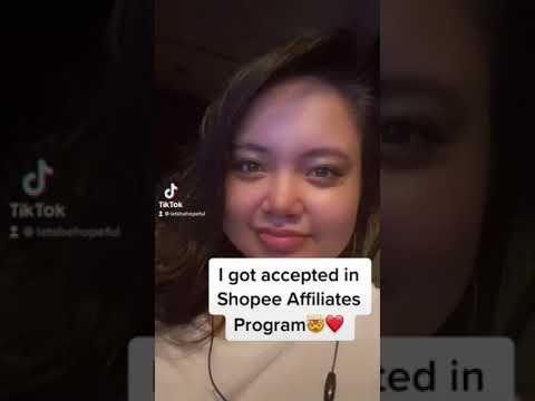 Got accepted in Shopee Affiliate Program 🤯