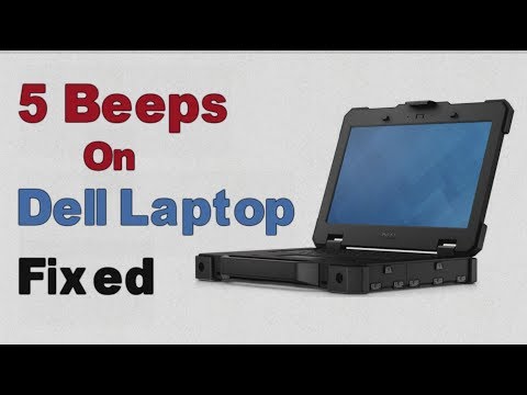 Fix Dell Laptop that Beeps 5 Times