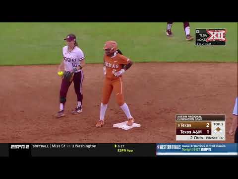 Texas vs Texas A&M NCAA Softball Highlights