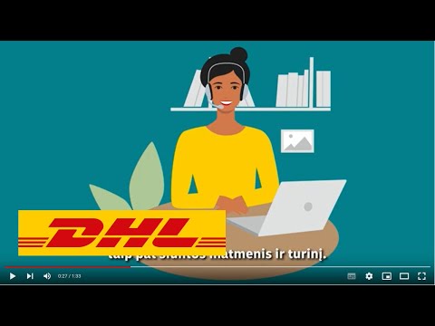 Kaip užsakyti DHL Express siuntimą telefonu