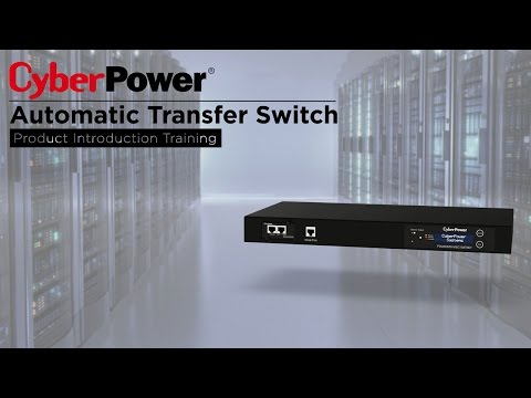 CyberPower PDU44004 12-Way 1U 19-inch Horizontal Rackmount Switched ATS ...