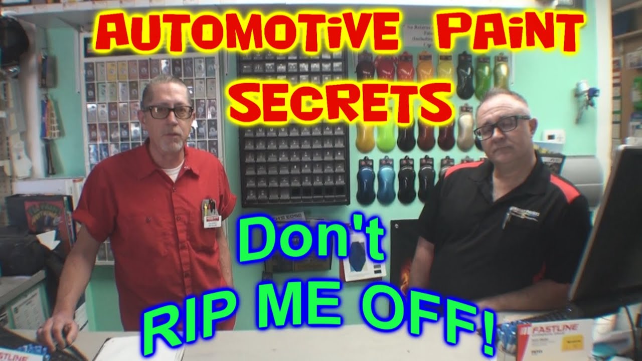 Don't RIP ME OFF! - A Guide To Buying Automotive Paint - Good Or Bad?