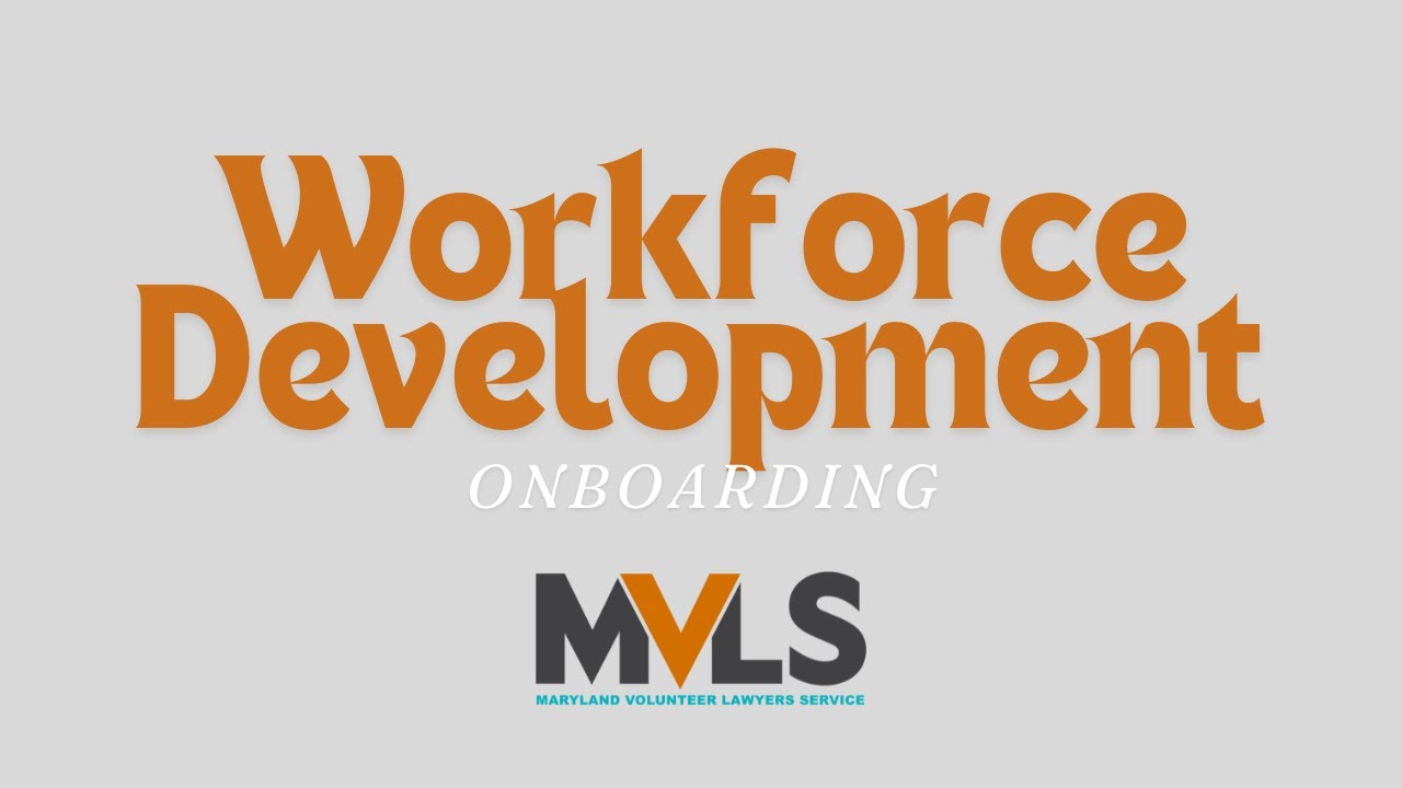 Workforce Development Onboarding Presentation