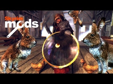 Giant Rabbits vs. Chicken Shout - Top 5 Skyrim Mods of the Week