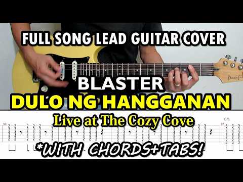 Dulo Ng Hangganan - Blaster | Full Song Lead Guitar Cover & Tutorial (Slow Version)