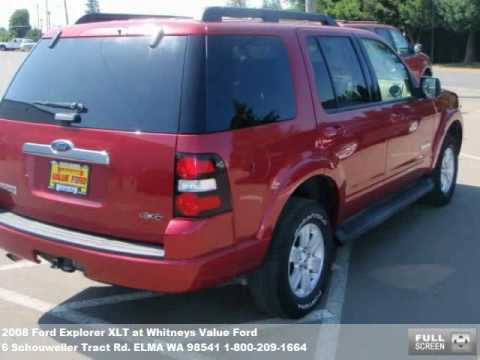 2008 Ford Explorer XLT, $18888 at Whitneys Value Ford in ELMA, WA