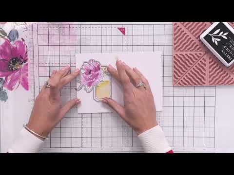 QUATTRO D FASHION COLLECTION - 3D EMBOSSING FOLDER COLLECTION QUICK VID USING THE PERFUME BOTTLE